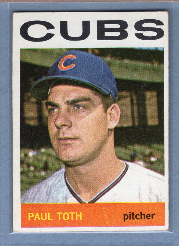 1964 Topps #309 Paul Toth (d) VG-EX GO441 | eBay