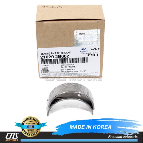 2010-2022 Hyundai Kia 1.6L GENUINE Crankshaft Main Bearing Set STD Size ...