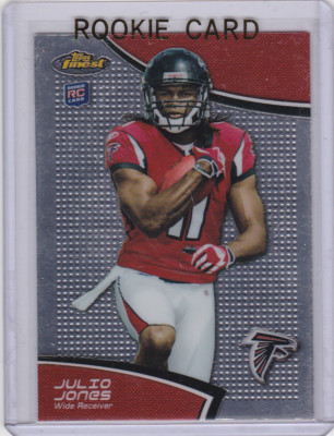 JULIO JONES 2011 Topps Finest RC Atlanta Falcons Football ROOKIE CARD ...