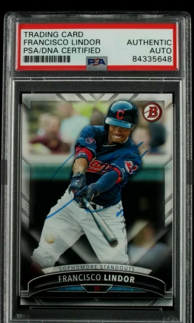 Francisco Lindor Autographed Memorabilia | Signed Photo, Jersey ...