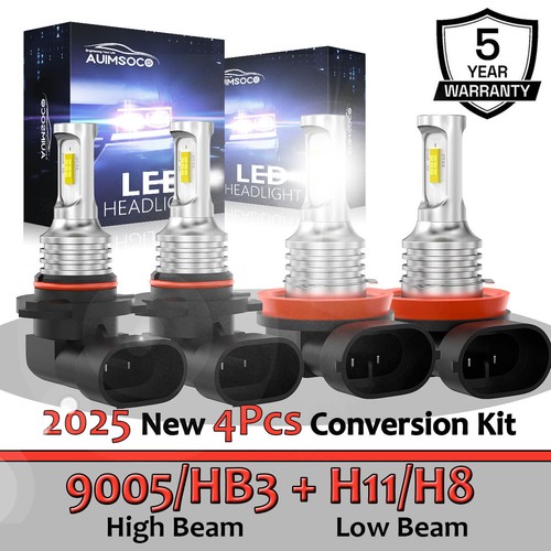 10000K LED Light Lights Bulbs Kit For Chevy Silverado 1500 2500HD 2007 ...