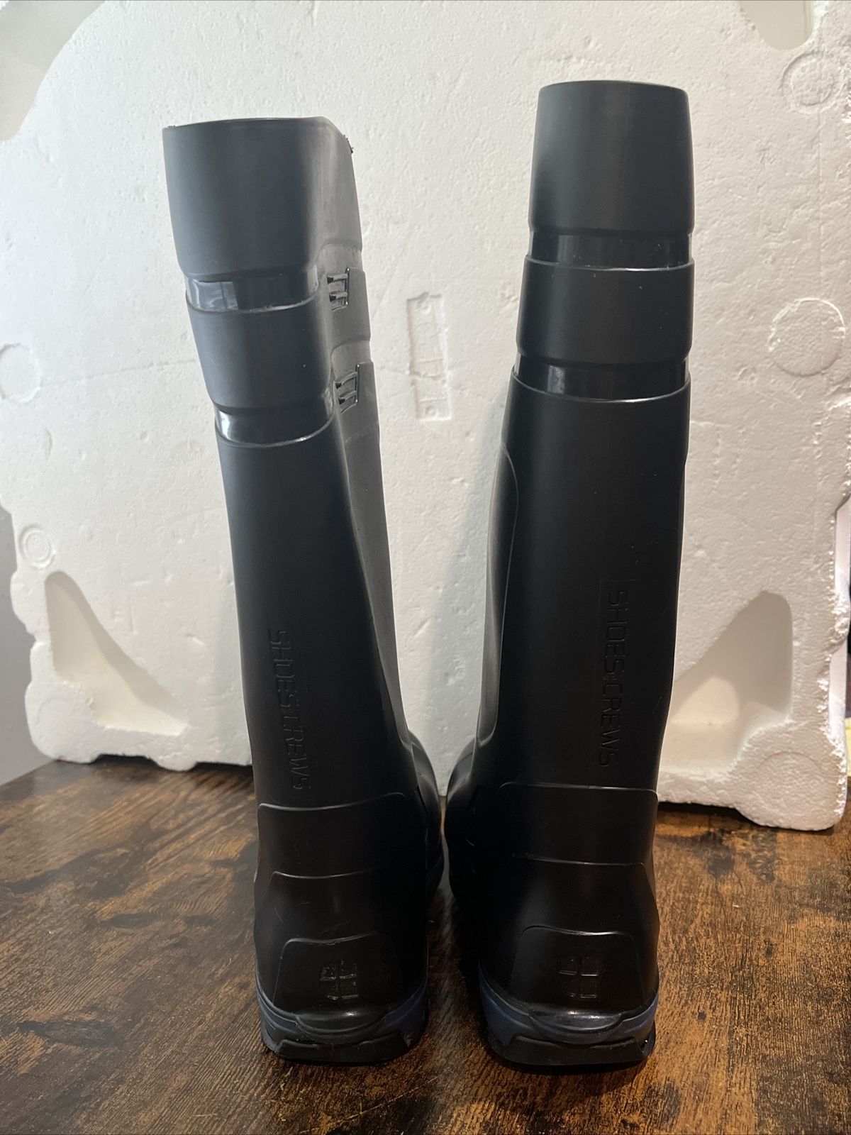 Pro Steel Toe Boots Shoes For Crews Muck Rubber Men's Size 4 Women 6 | eBay