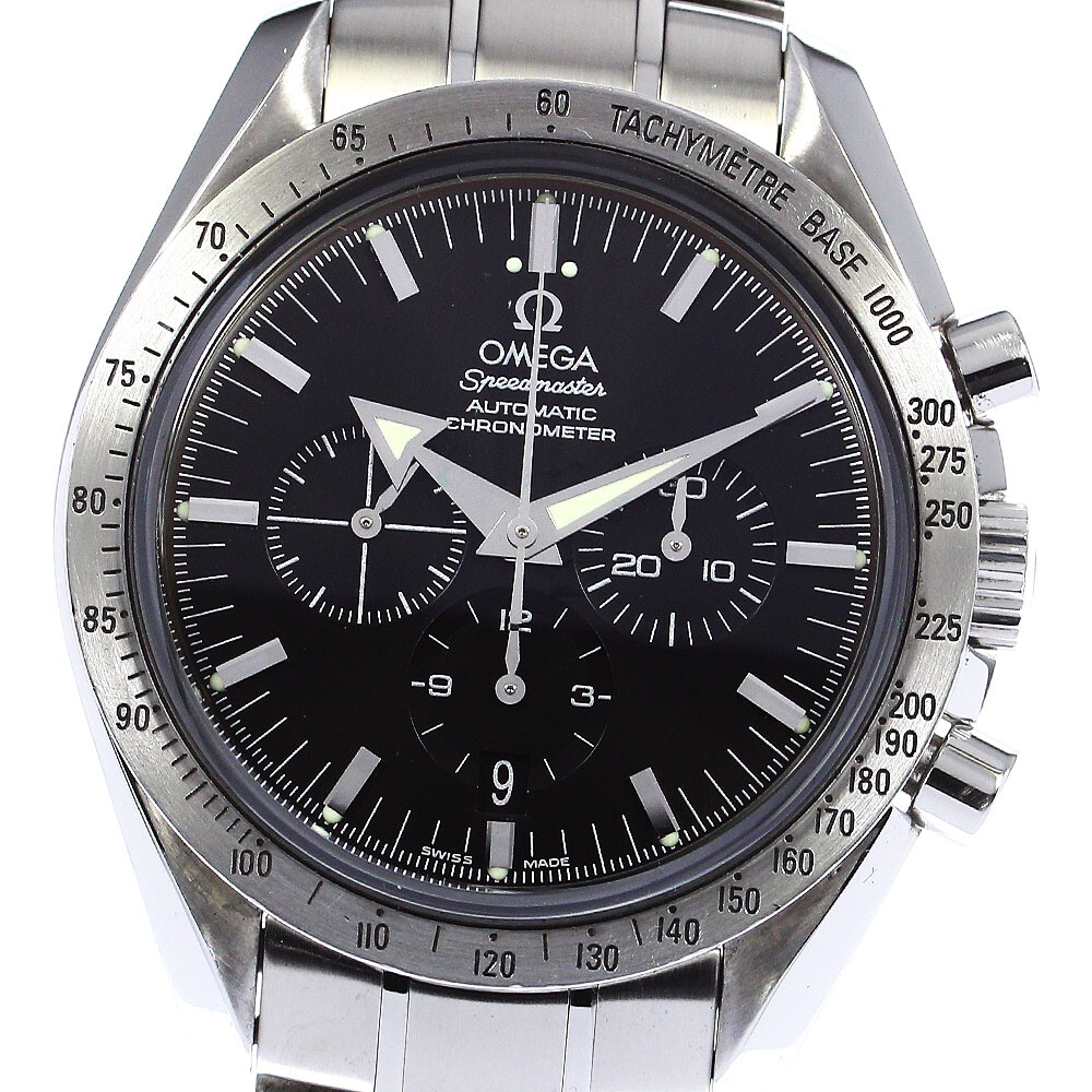 Omega 3551.50 Speedmaster Broad Arrow Chronograph Automatic Winding Men ...