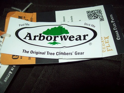 Arborwear Original Tree Climbers Double Knee Pants Canvas 40X34 Dark ...