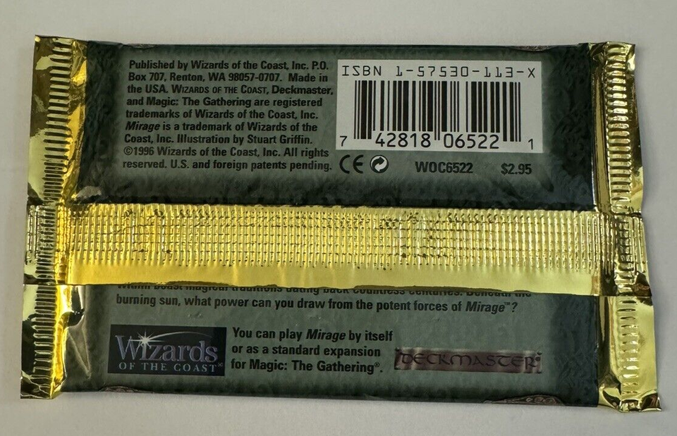 Mirage Booster Pack (ENGLISH) FACTORY SEALED BRAND NEW MAGIC MTG ...