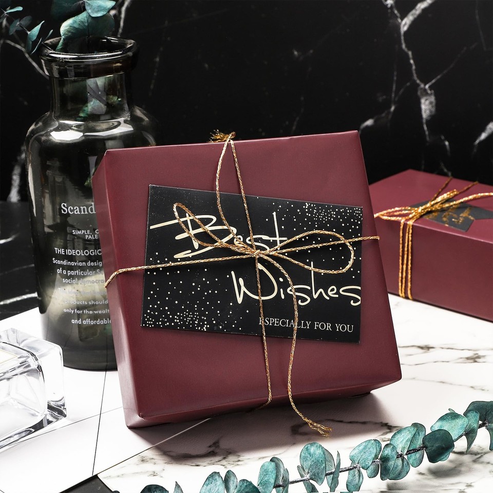 Wine Red Solid Color Wrapping Paper Mini Roll, 17 Inches X 32.8 Feet ...