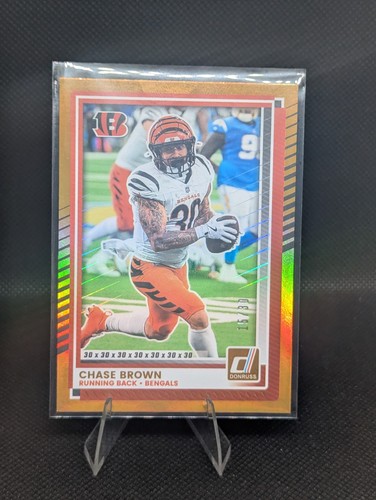 2025 Donruss Football Chase Brown Parallel Card Numbered 15/30 | eBay