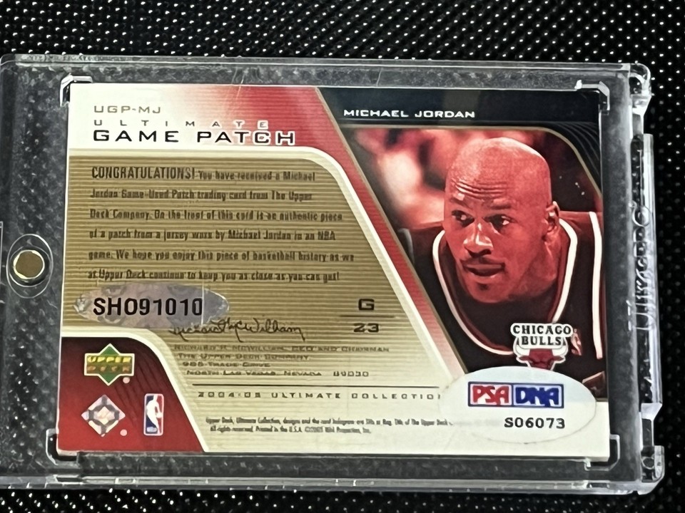 🔥Michael Jordan 2004 Ultimate Collection Game Worn Patch Auto 37/100 ...