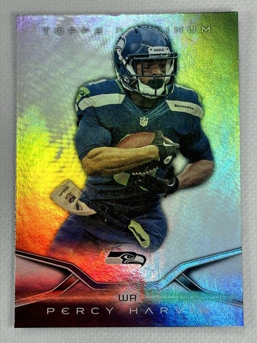 2014 Topps Platinum 45 Percy Harvin Rainbow Foil Seattle Seahawks ...