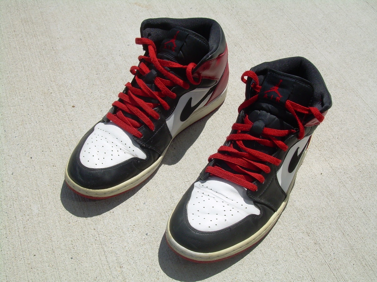 Nike Air Jordan 1 Retro Old Love BMP 2007 Men's US Size 15 Red Black ...