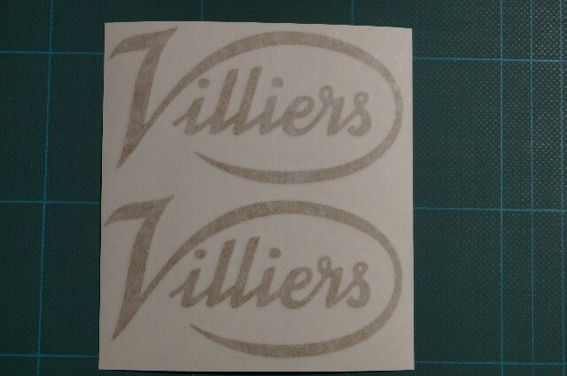 Villiers logo decal- car van trailer caravan stationary engine 2 ...