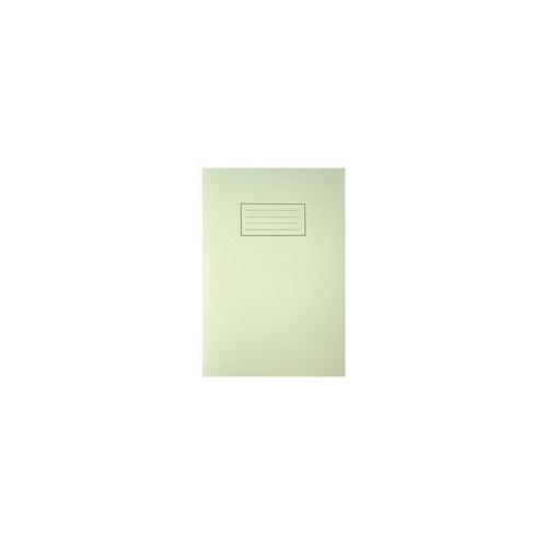 EX110 , Silvine A4 Exercise Book 80 Pages Ruled Feint and Margin Green ...