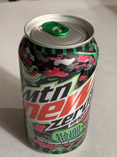 Misprint Mountain Dew Zero Major Melon Bubly Lime Tab | eBay