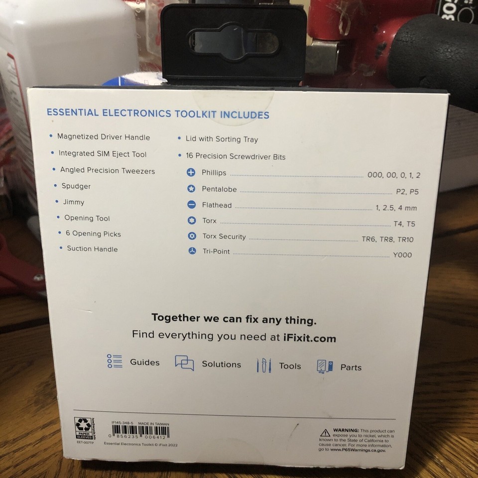 iFixit Essential Electronics Toolkit - Compact Computer/Smartphone ...