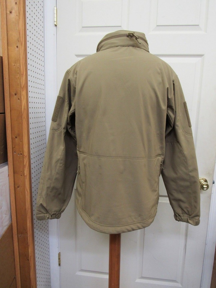 Condor 602 Summit Soft Shell Tactical Jacket Coat Concealed Hood Coyote ...