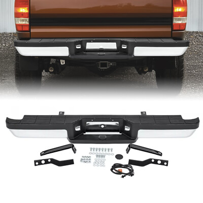 Chrome Rear Step Bumper Assembly Face Bar For Ford Ranger Styleside ...