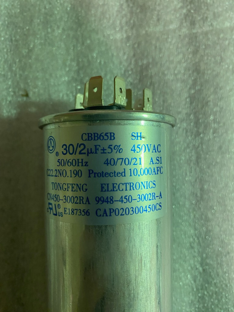 Goodman Amana PTAC Air Conditioner Motor Start Capacitor no. CN450 ...