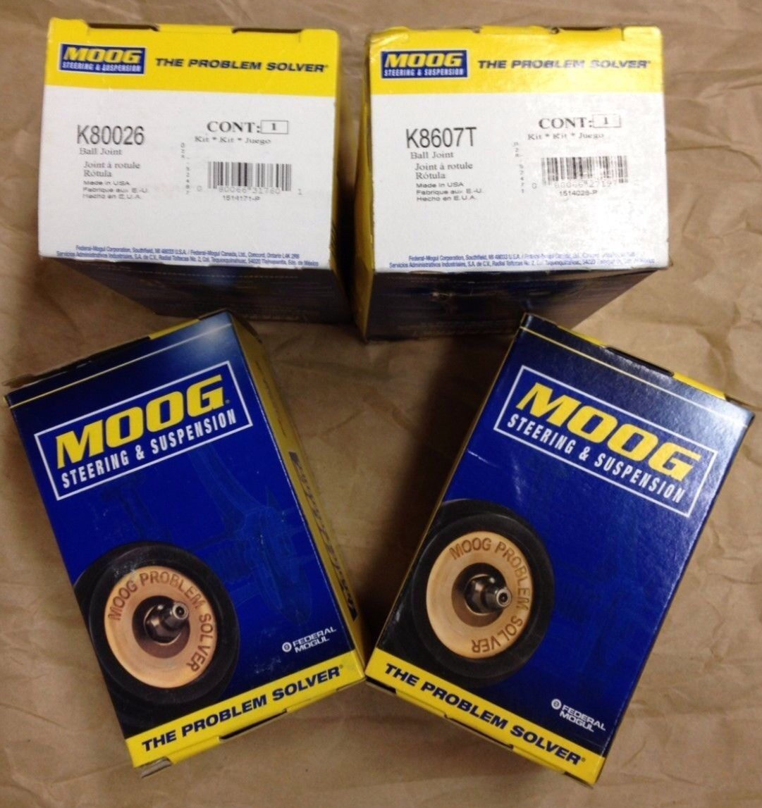 Moog Upper K80026 Lower K8607T Ball Joint for Ford F-250 F-350 Super ...
