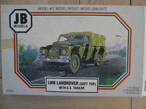 Maquette Véhicule 1/76 JB Models Ref JB 1001 Land Rover et Remorque | eBay