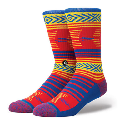 Stance x KU Socks 'Mazed Kansas' | Size L | Crew Height | New With Tags ...