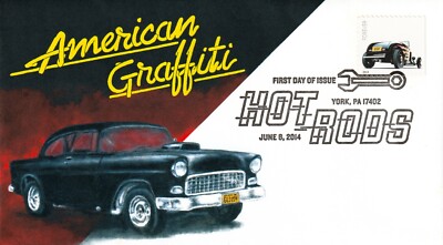 2014 Hot Rods - "American Graffiti '55 Chevy Hot Rod" - High Density ...