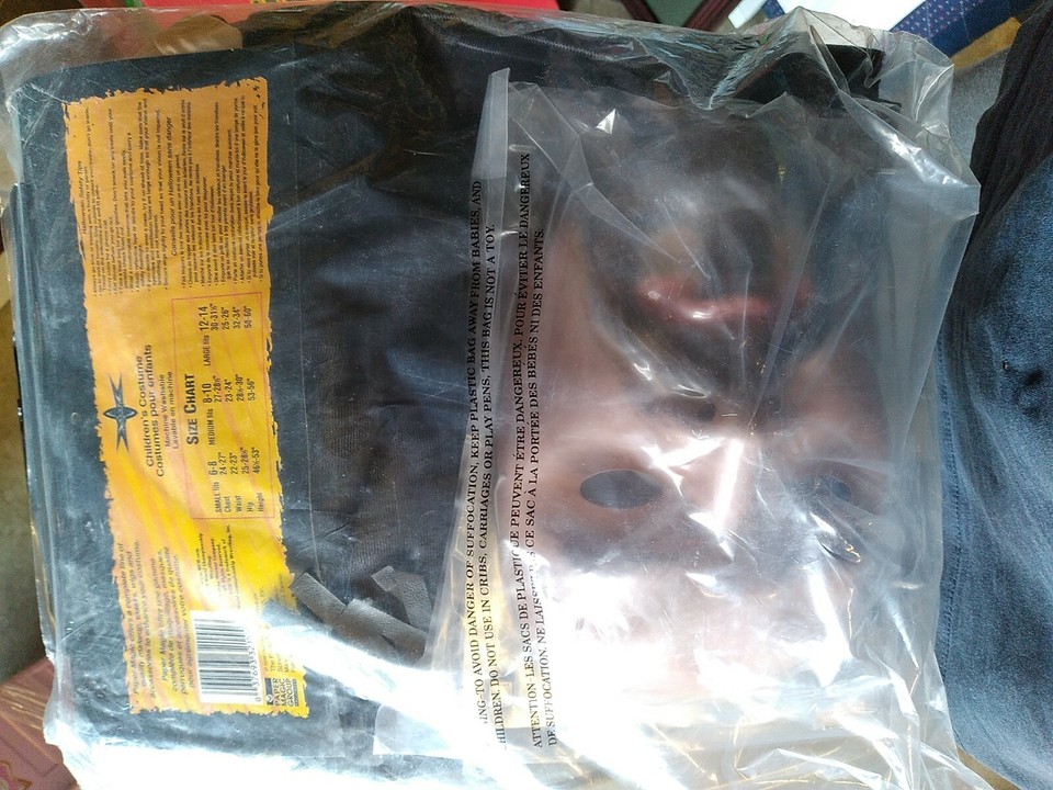 Rare Wcw Wrestling Kevin Nash Childs M Costume Mask Shirt Vest Pants ...