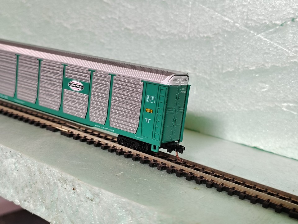 Con-Cor N Scale Tri Level Auto Rack New York Central Rd# 506268 MTL ...