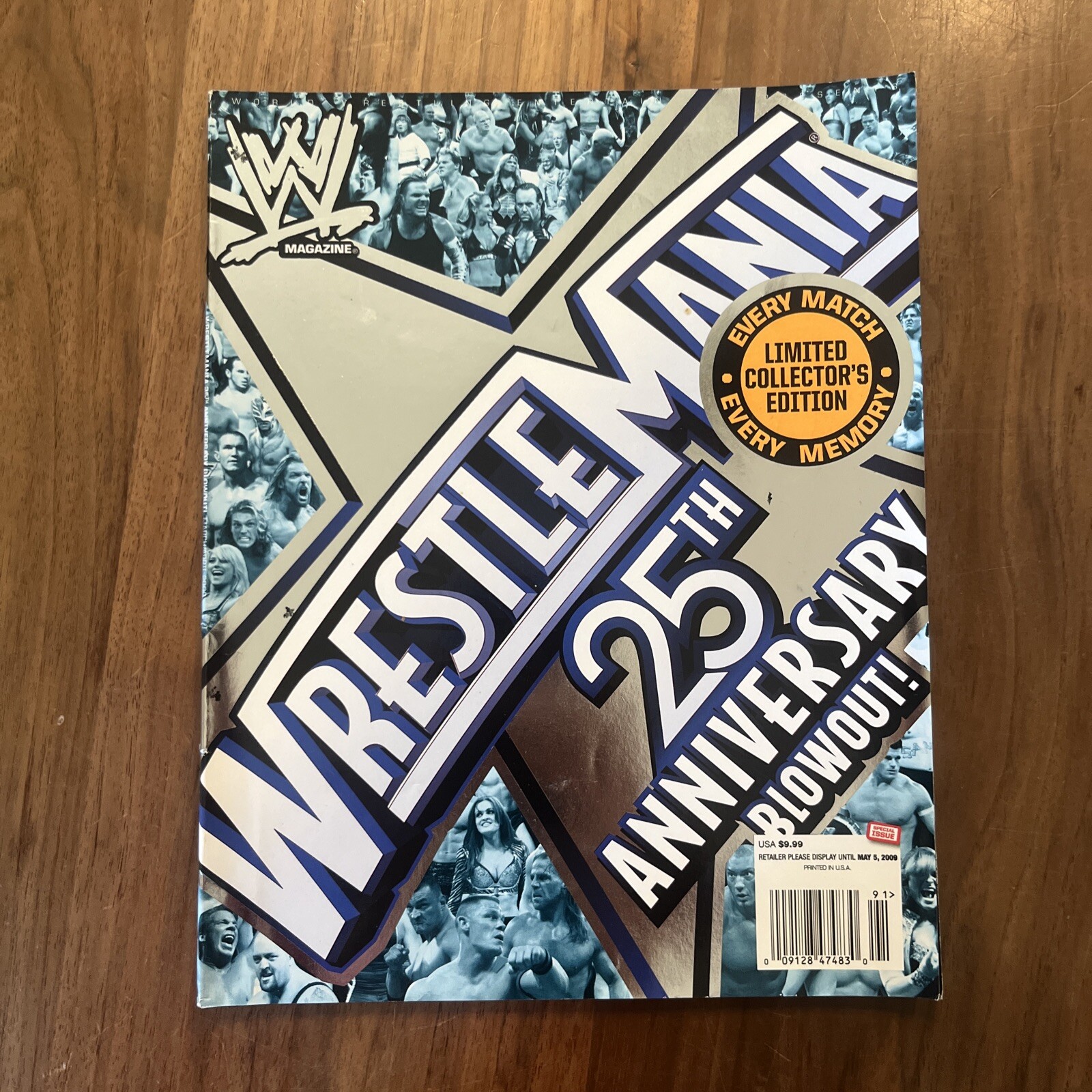 WWE Wrestlemania 25th Anniversary Blowout Limited Collectors Magazine ...