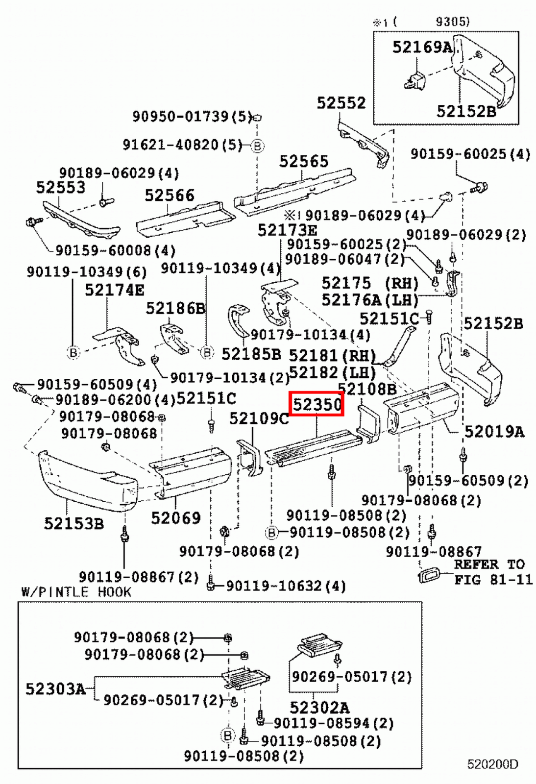 Genuine LandCruiser 75 70 Series HZJ FZJ PZJ FJ BJ Troopy Rear Bumper ...