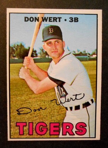 1967 Topps #511 DON WERT Detroit Tigers EX+/EXMT | eBay