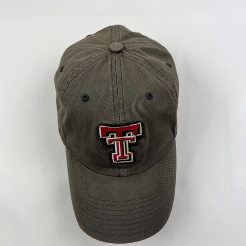VINTAGE Texas Teck Red Raiders Hat Cap Size Small S Gray Sports Casual ...