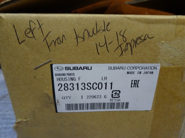 2014-2018 Subaru Forester Front Suspension Knuckle Left Genuine ...