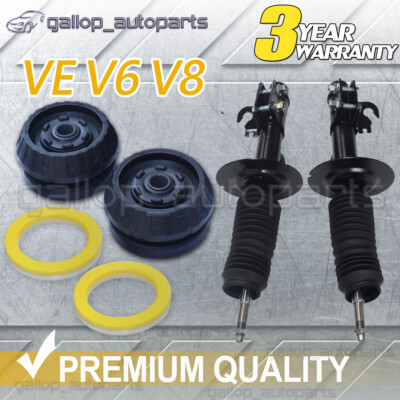 Commodore VE Front Gas Struts Shock Absorbers & Strut Mounts Standard ...