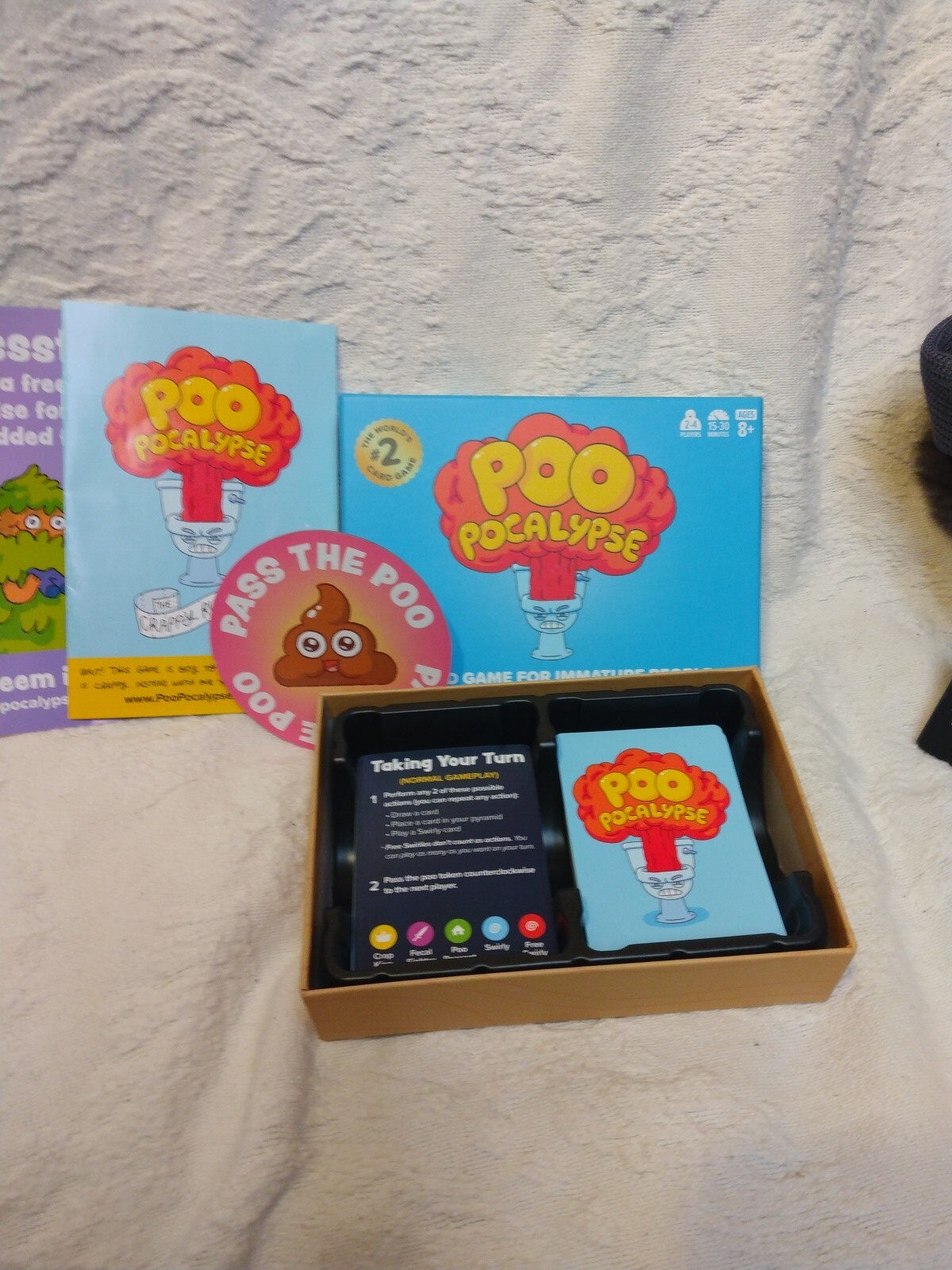 Poo Pocalypse Card Game - The Hilarious Family Party Game Pass the Poo ...