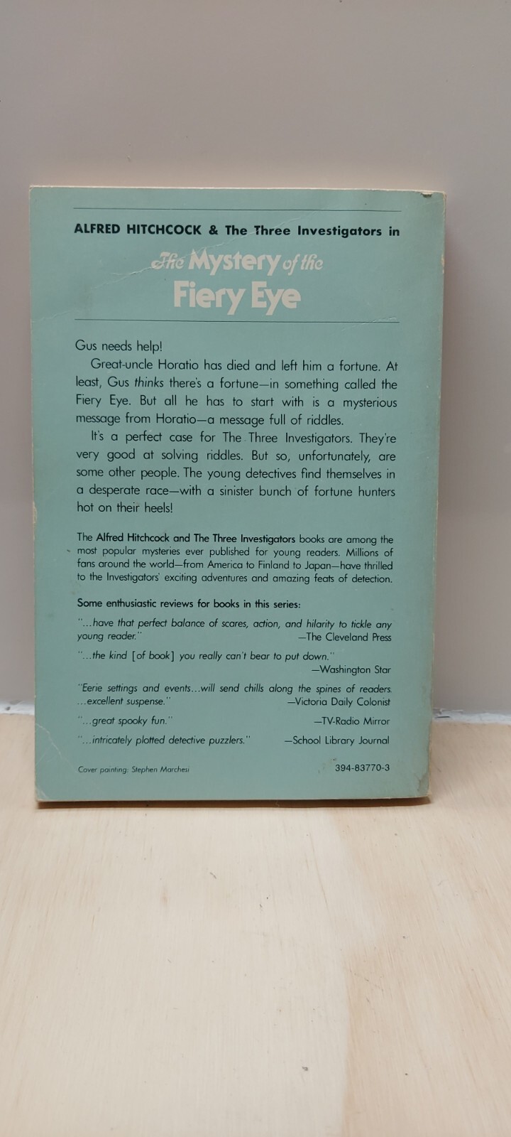 Alfred Hitchcock The Three Investigators book set. Books 1, 7, 8, 10 ...