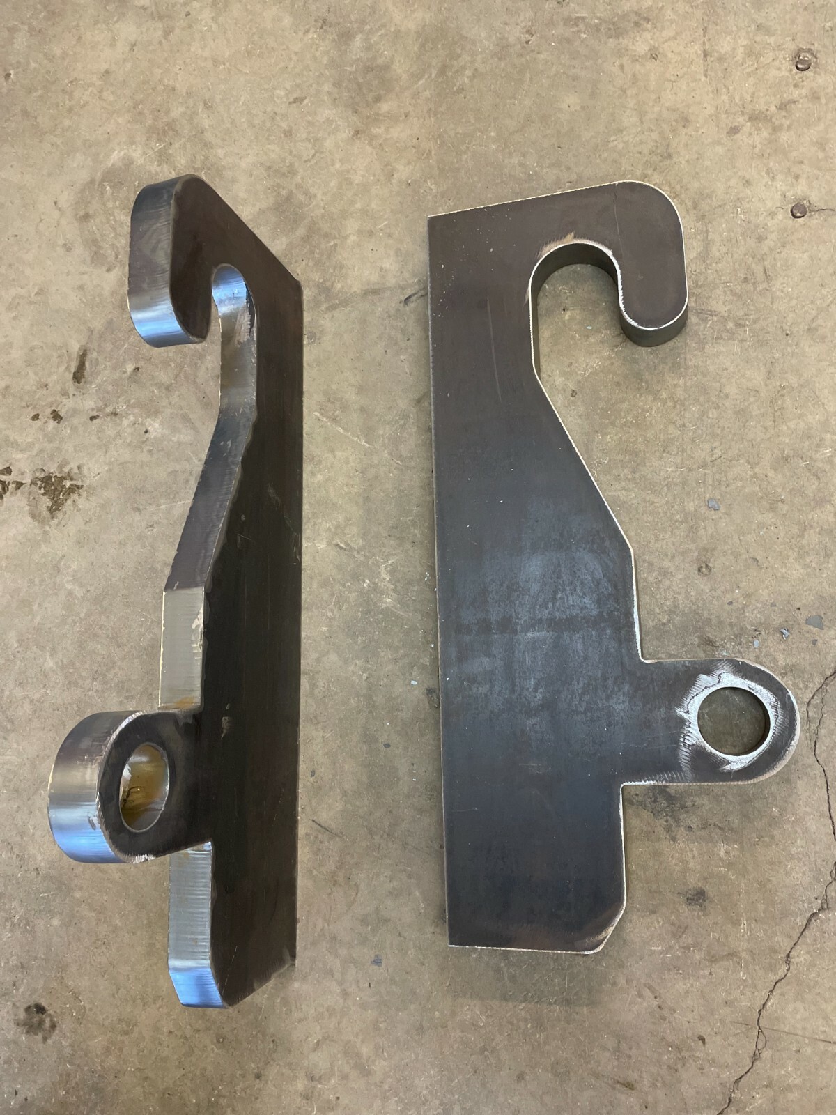 JRB 416 Blank Quick Attach for JRB Loader mounts+Wear Plates (Ears) for ...