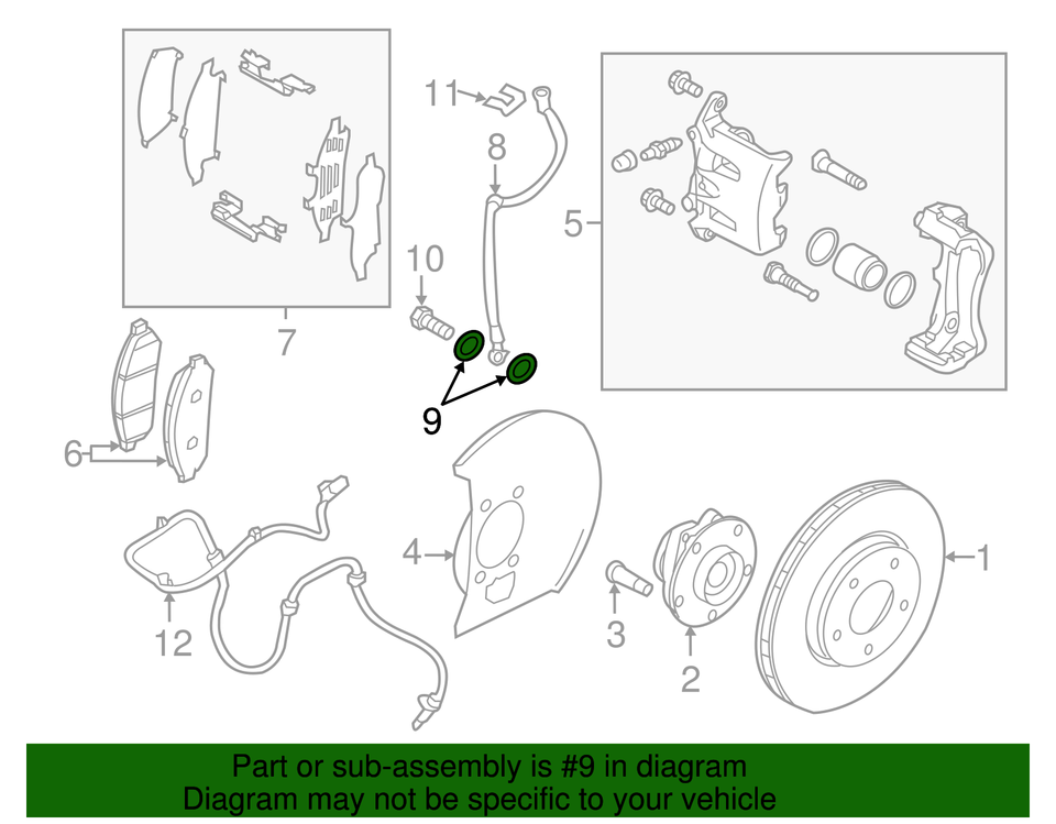 Genuine Nissan Brake Hose Gasket 46237-A4600 | eBay
