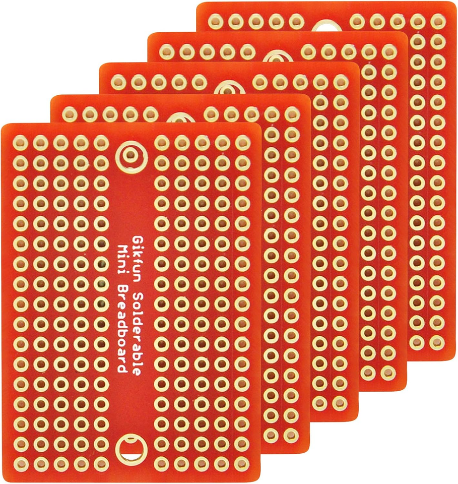 Mini Solder-Able Breadboard Gold Plated Finish Proto Board PCB for ...