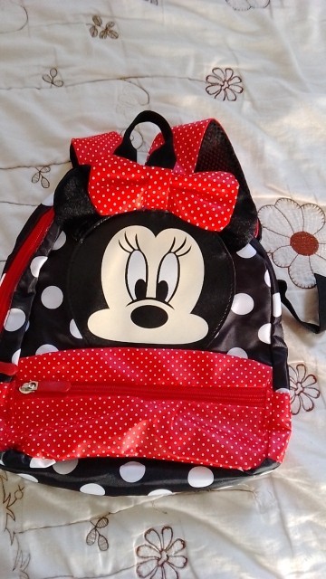 Disney Minnie Mouse Kids Backpack Unisex Mini Schoolbag | eBay UK
