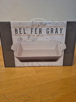 Bel Fer Gray 12" Ceramic Rectangular Baker, designed by Dwellsix, and ...