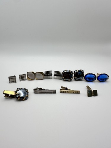 Lot Of 5 Pairs Vintage Cuff Links- Gold & Silver Tone..Pat Pen | eBay