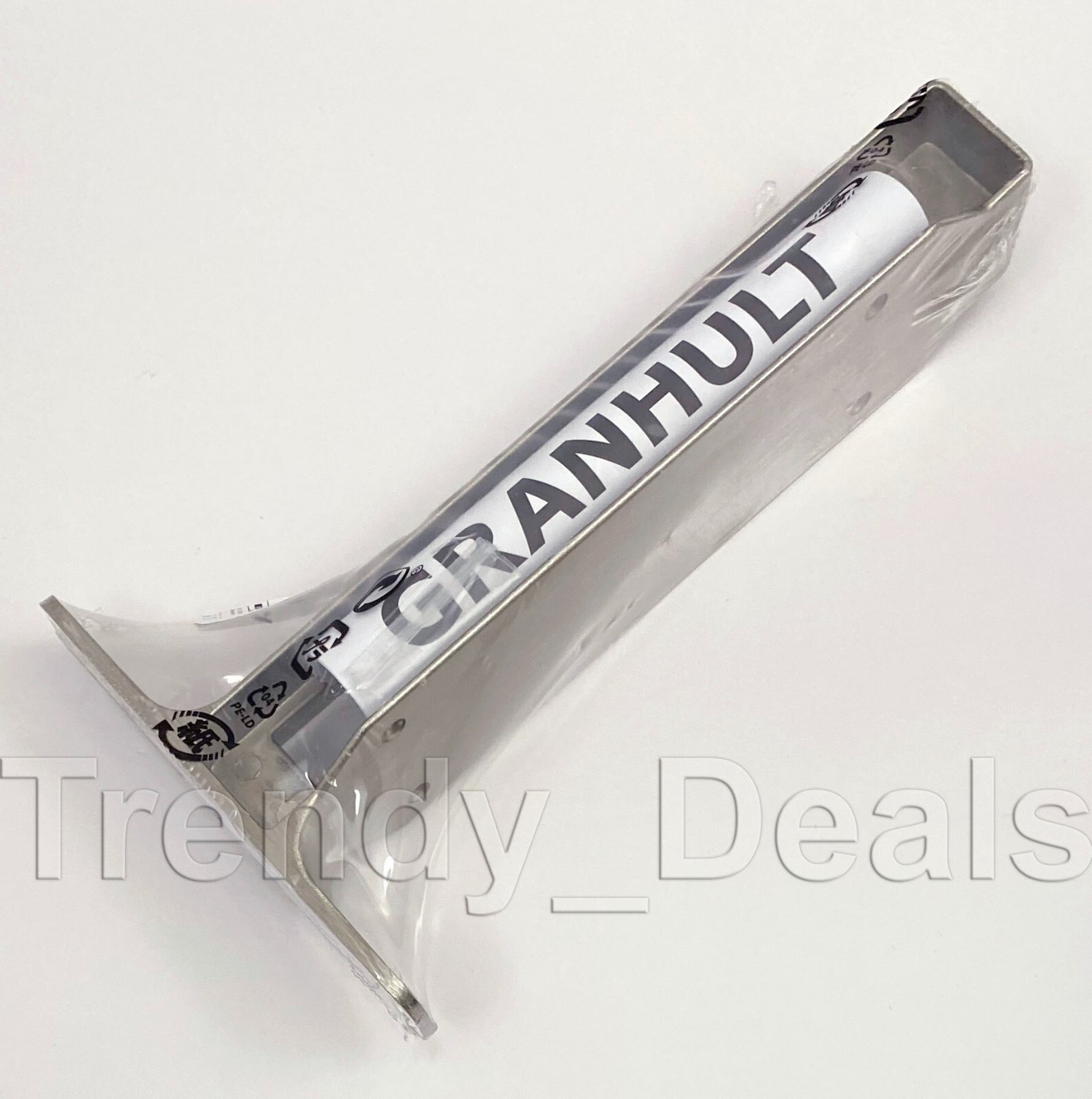 Ikea GRANHULT Connecting Bracket for Shelf, Nickel Plated 7 7/8" x 4 3/ ...