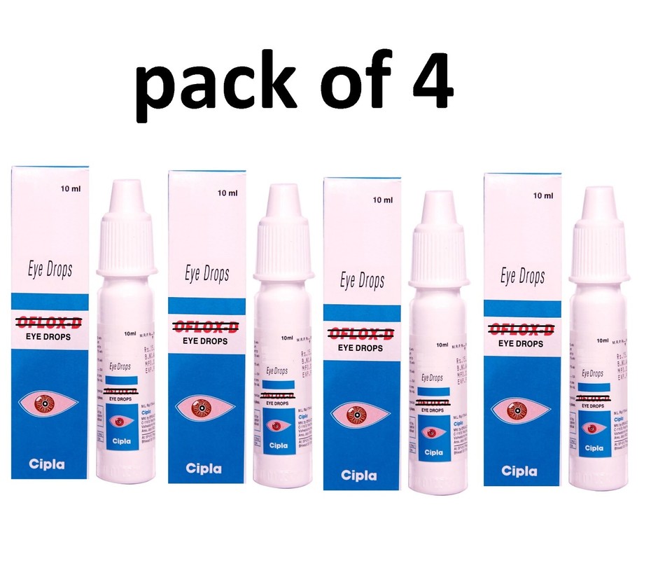 D eye drops used to treat bacterial eye infections ( PACK OF 4 ) | eBay