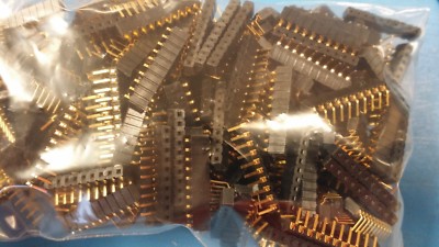 (2 PCS) CES-110-02-G-S-RA SAMTEC Conn Socket Strip SKT 10 POS 2.54mm ...