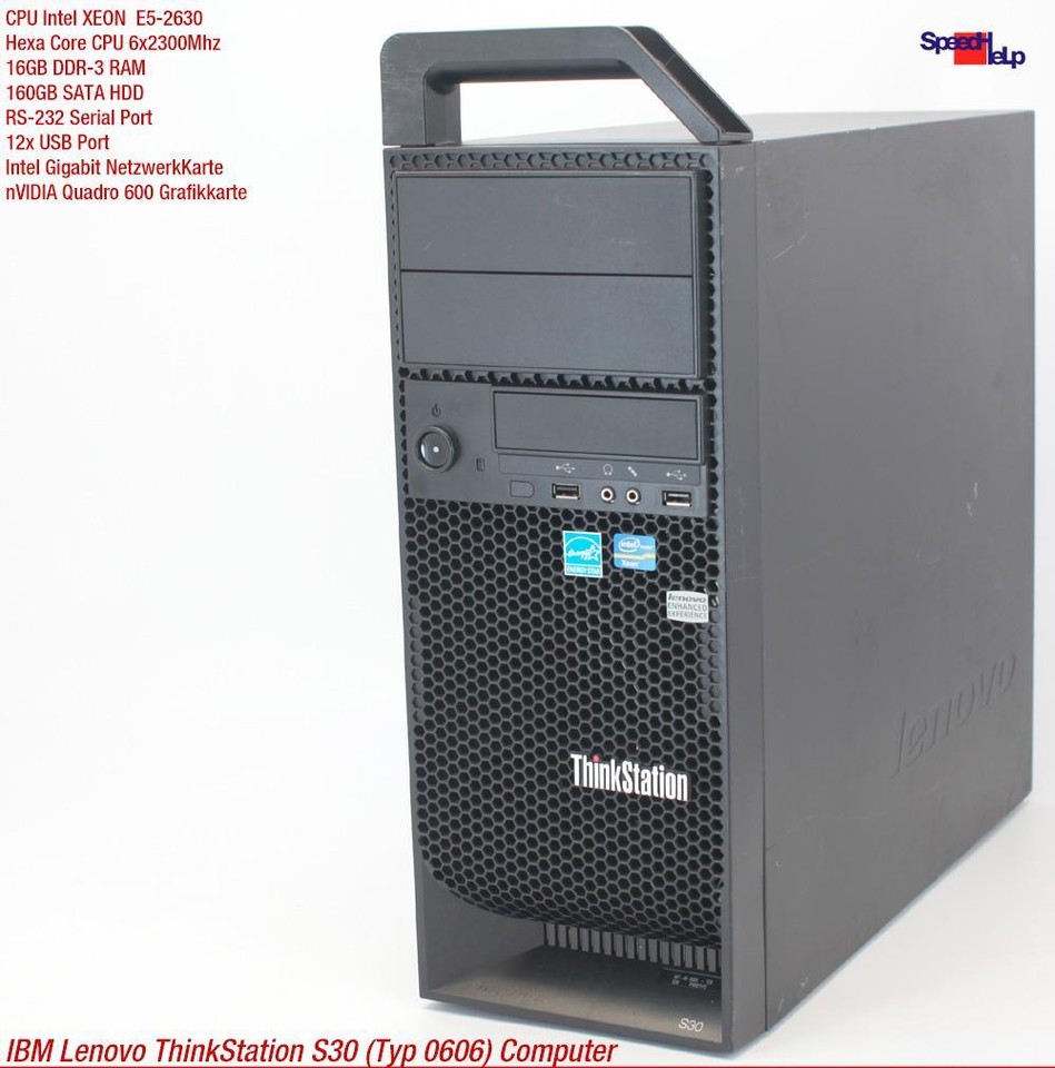 Workstation Computer IBM ThinkStation S30 0606 Intel Xeon E5-2630 Hexa ...