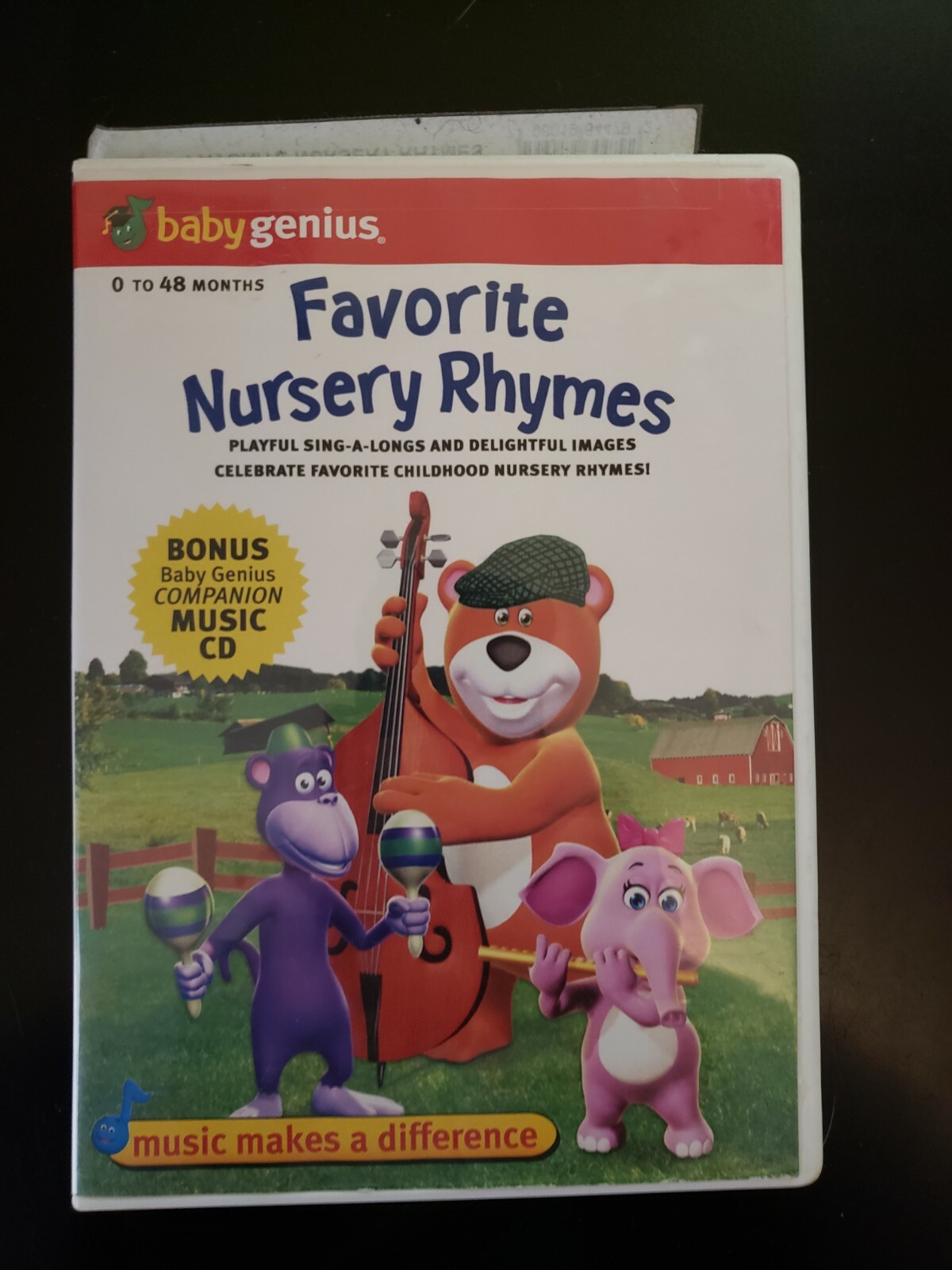 Baby Genius - Favorite Nursery Rhymes DVD/CD 2-Disc Set BUY 2 GET 1 ...