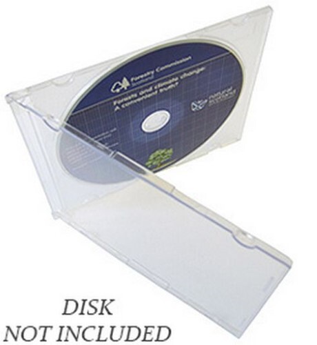 10 PCS CD Jewel Case Hard Plastic DVD Cover Single Half Height Standard ...