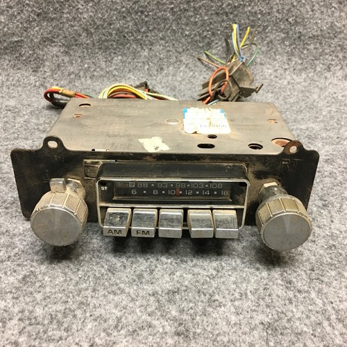 GM Delco Vintage AM FM Push Button Radio 1601490 UNTESTED CORE OEM ...