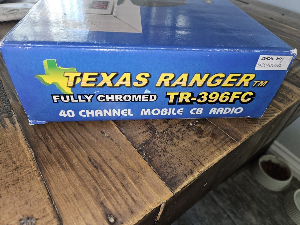 Texas Ranger Tr-396fc 40 Channel Mobile Cb Radio Fully Chromed Brand ...