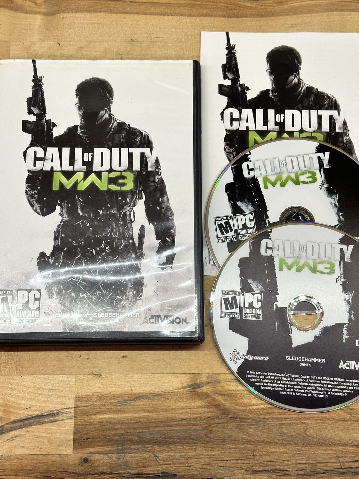 Call of Duty: Modern Warfare 3 MW3 (PC DVD-ROM, 2011) CIB Complete w ...